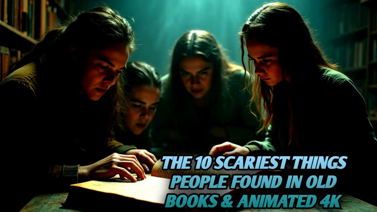 The 10 Scariest Things People Found in Old Books || Scary Movie ...