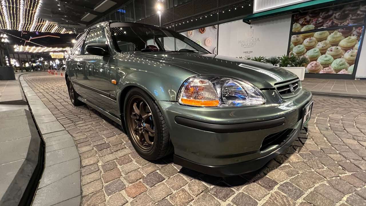 Honda Civic EK SİR style project car - YouTube