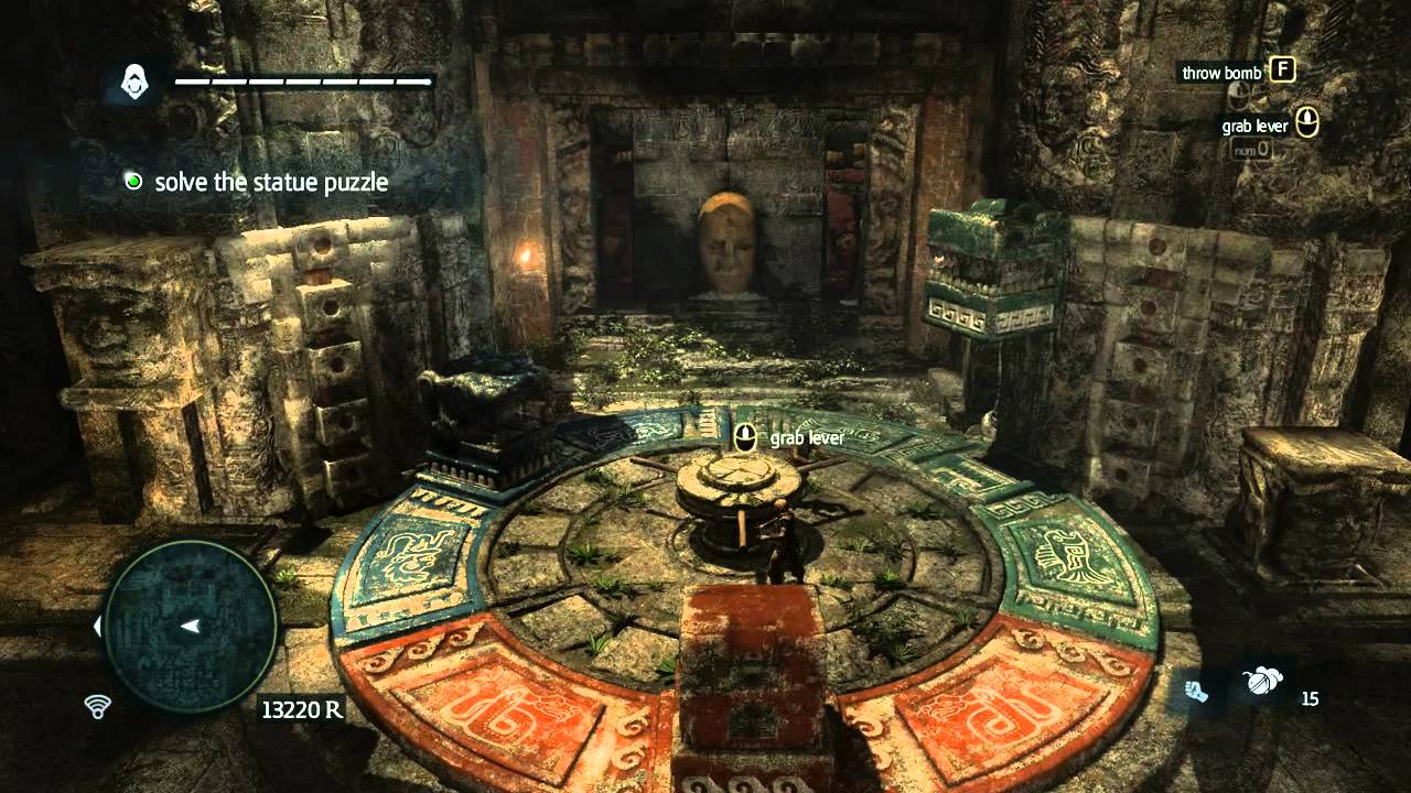 AC4 Black Flag Tulum Temple Puzzle - YouTube