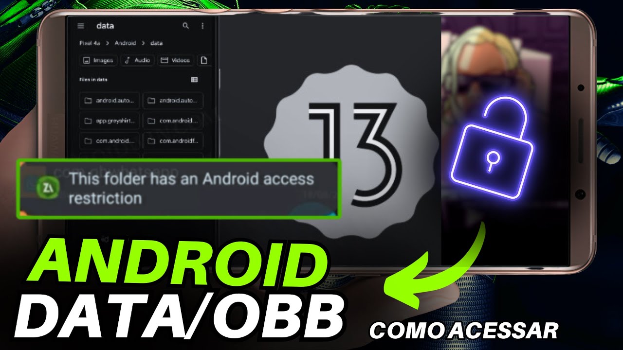 Como Acessar A Pasta Data Obb This Folder Has Android Access Restriction Android 11 12 13