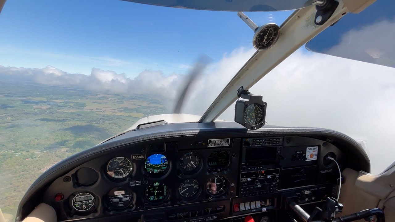 My First Solo Actual IMC | IFR Flight From KEHR - YouTube