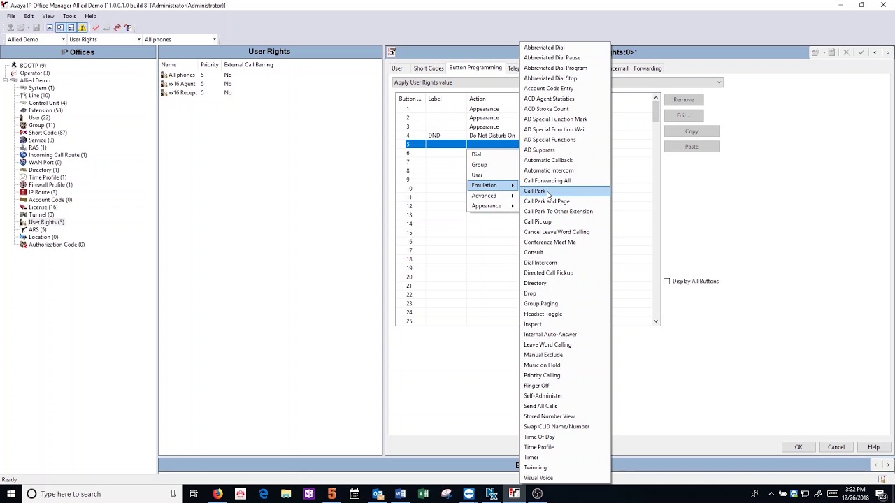 How to configure users in the Avaya IP Office system - Allied ...