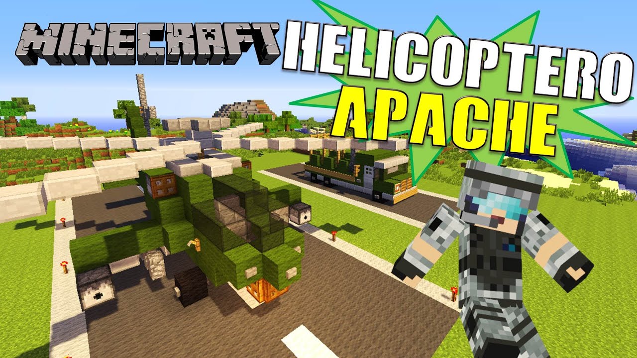 Minecraft: Helicóptero Apache, Super Tutorial. - YouTube