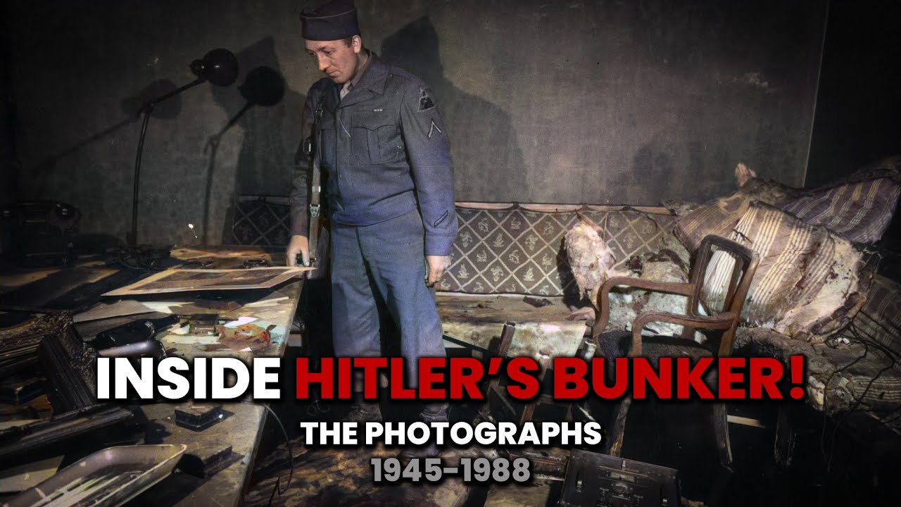 Colorized Photos of Fuhrerbunker 1945 - 1988 || Rare Photos of Bunker You Haven't Seen Yet ...