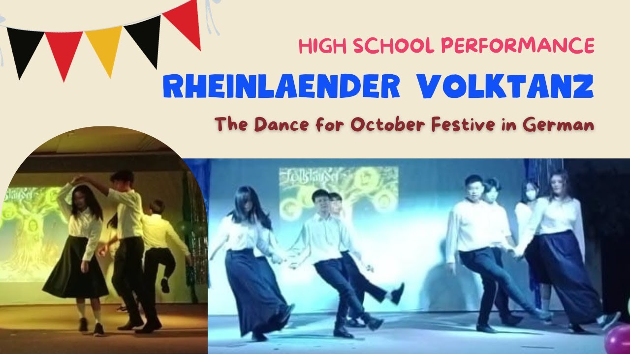 Rheinländer Volktanz - High School Dance Performance - YouTube