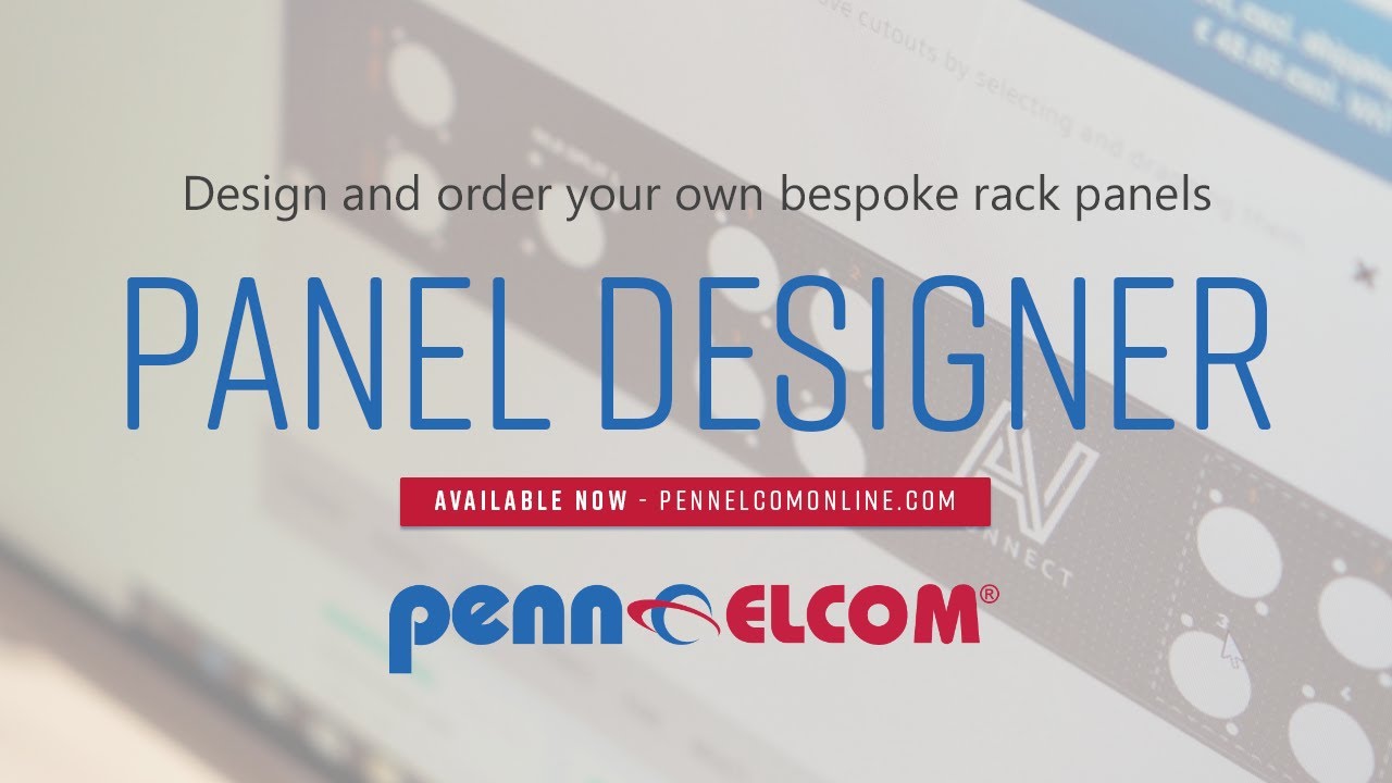 Create Your Own Custom Rack Panels In Minutes | Penn Elcom Panel ...