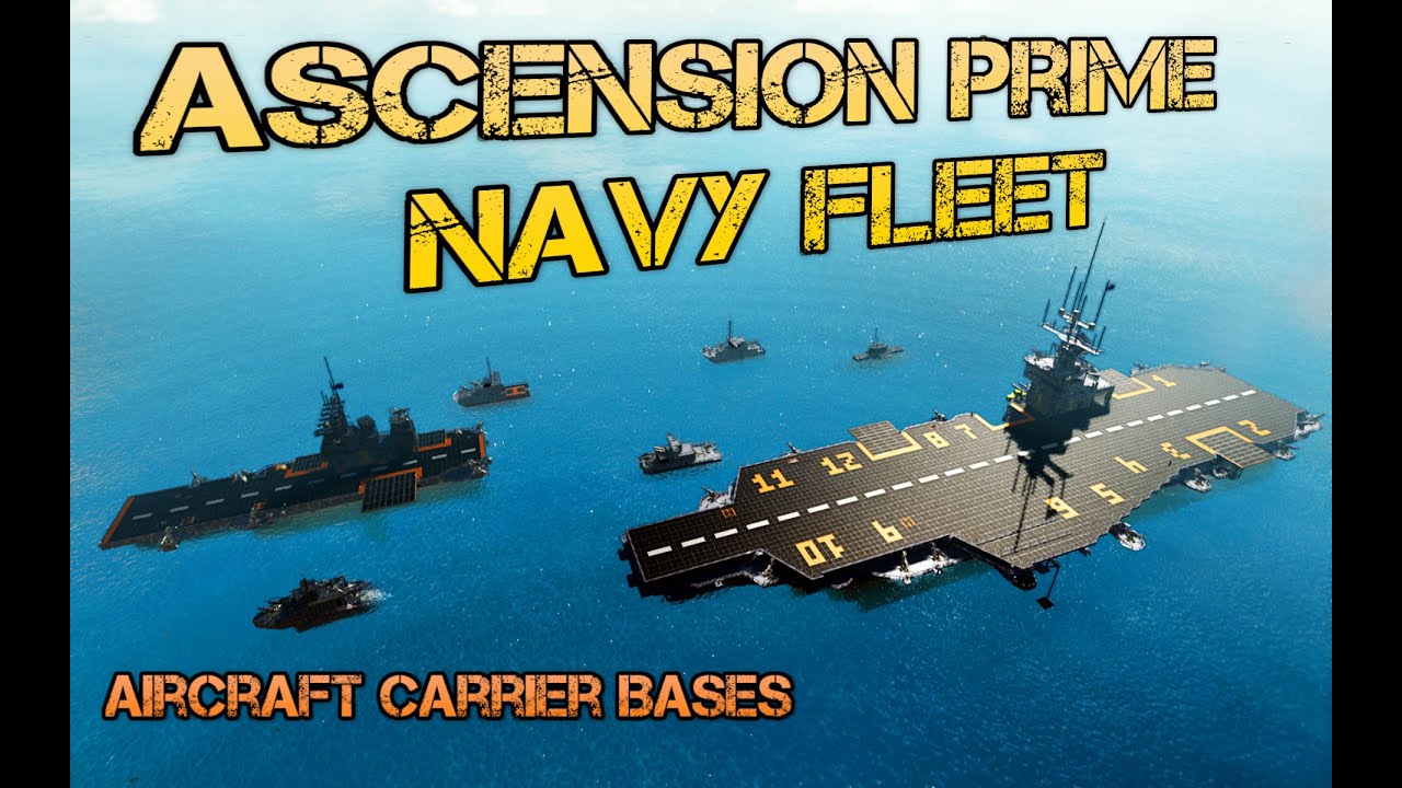 ASA - Ascension Prime: Navy Fleet + Boats - (No mods) - YouTube