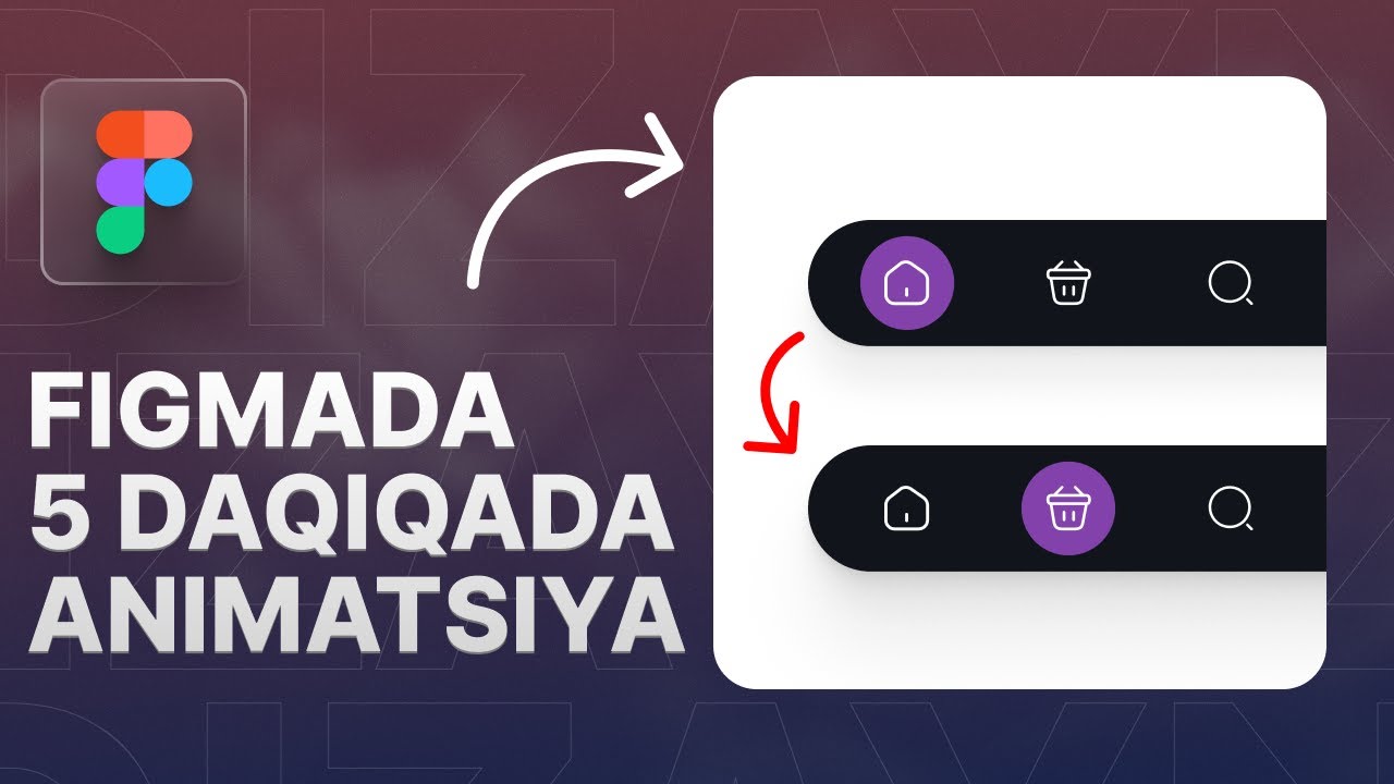 FIGMADA ANIMATSIYA 5 DAQIQADA - YouTube