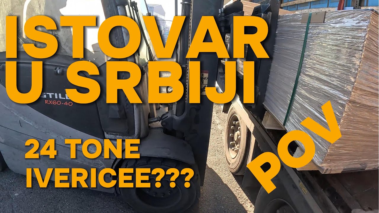 Istovar iverice u SRBIJI (POV) - YouTube