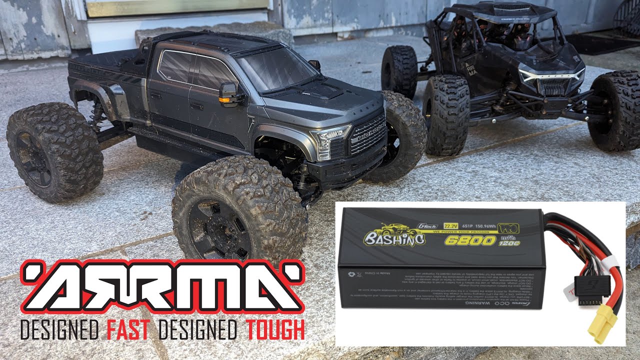 can the ARRMA BIG ROCK 6s Do 65 out the box and will it break? - YouTube