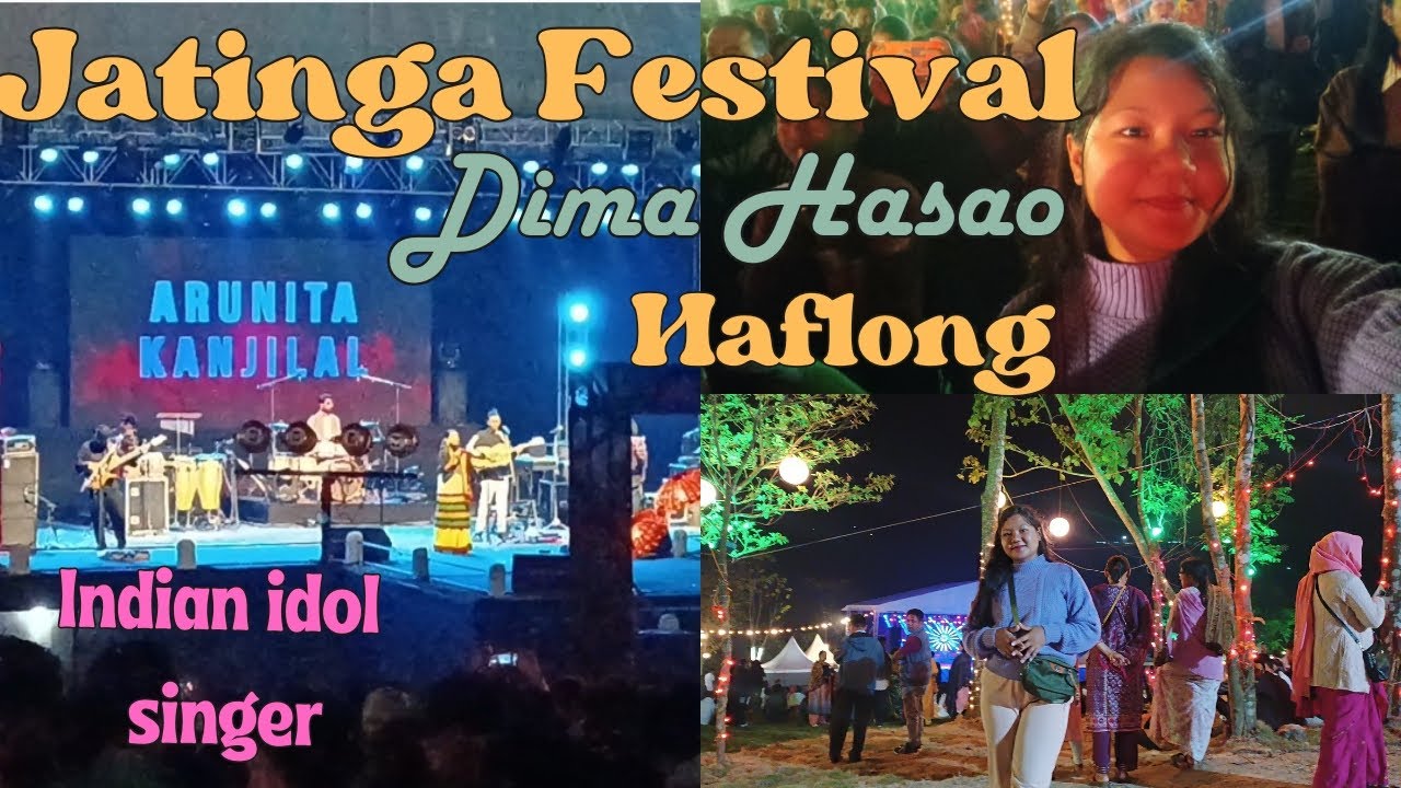 Indial idol singer Arunita Kanjilal at Jatinga festival . it's a great ...