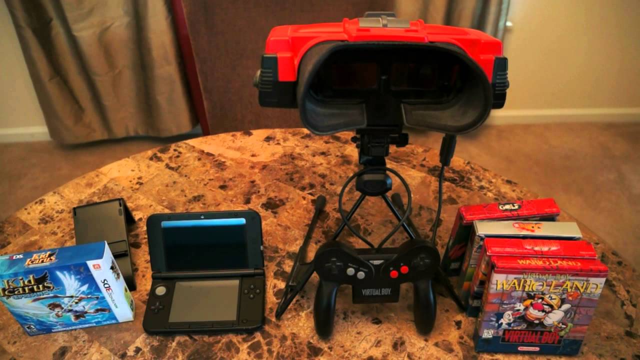 Nintendo 3DS XL and Virtual Boy-Reflections - YouTube