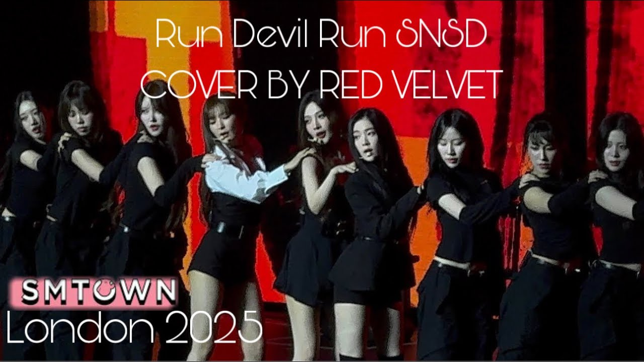 [4K] Red Velvet - Run Devil Run (SNSD Cover) | SMTOWN LIVE 2025 London ...