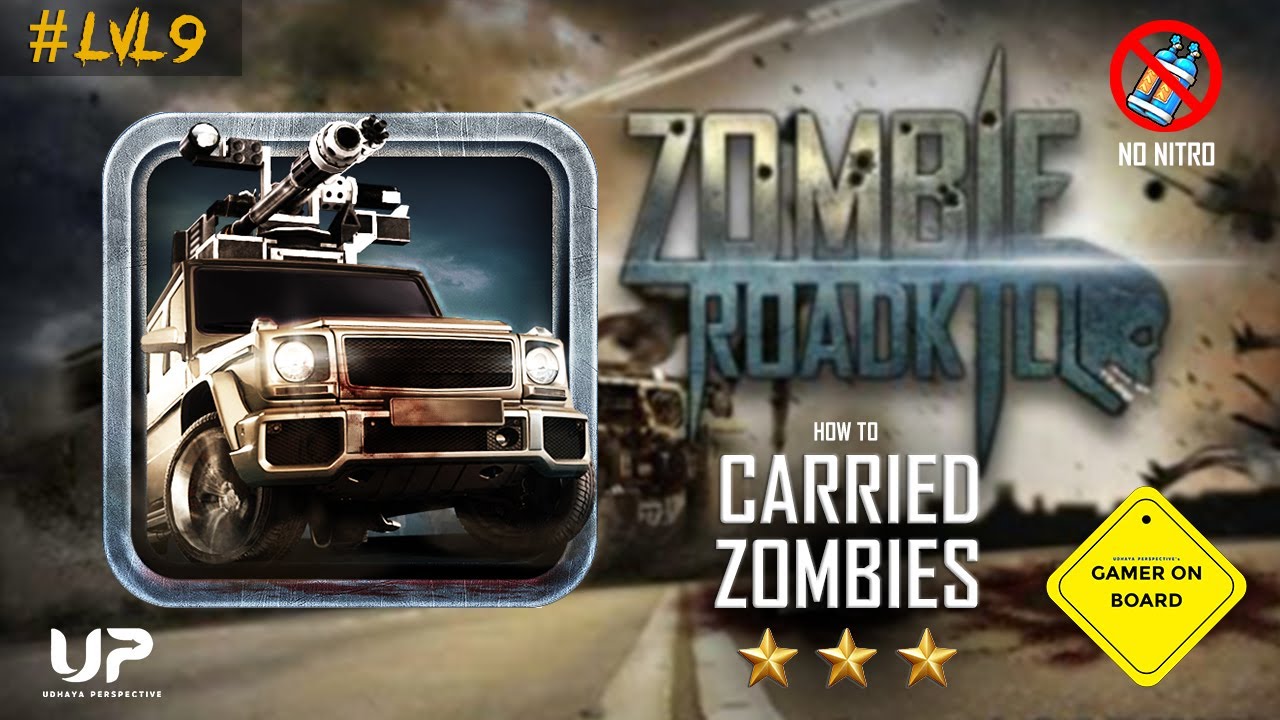 Zombie Roadkill 3D | mission 9 | Level 1 | Zombie Hunter | Game play ZR - YouTube