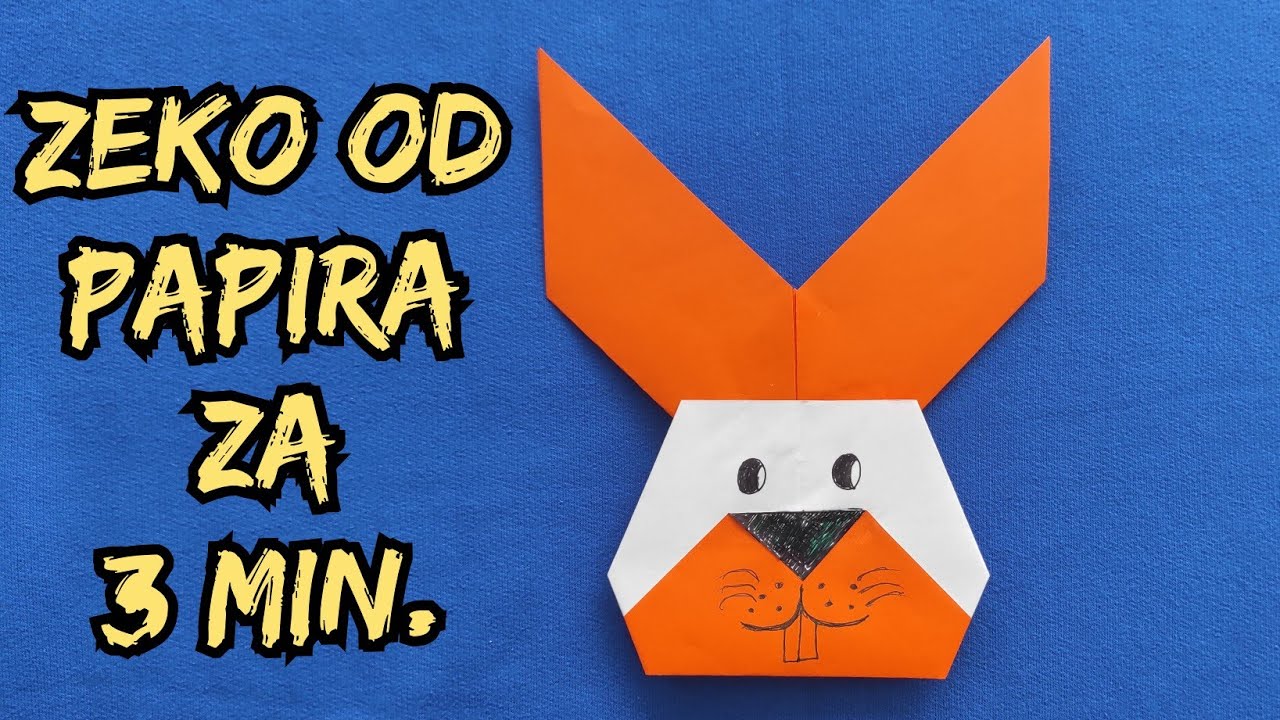 ZEC OD PAPIRA - KAKO NAPRAVITI ZECA OD PAPIRA BRZO I JEDNOSTAVNO # ...
