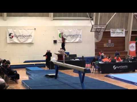 Isabella Brett GymsportsNZ National Step 5 WAG Balance Beam Champion ...
