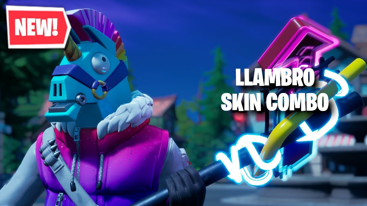 *NEW* LLAMBRO SKIN COMBO + GAMEPLAY (FORTNITE CREW PACK) - YouTube