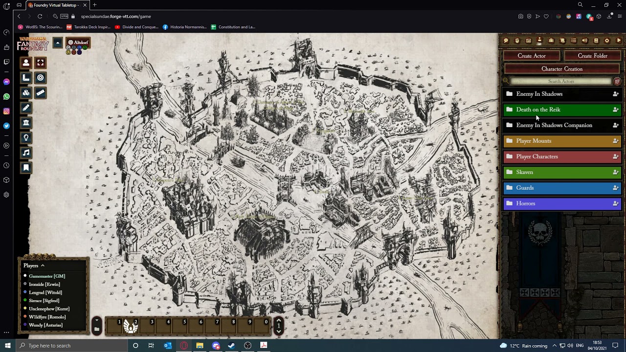Warhammer Fantasy - Enemy Within (Session 21) - YouTube