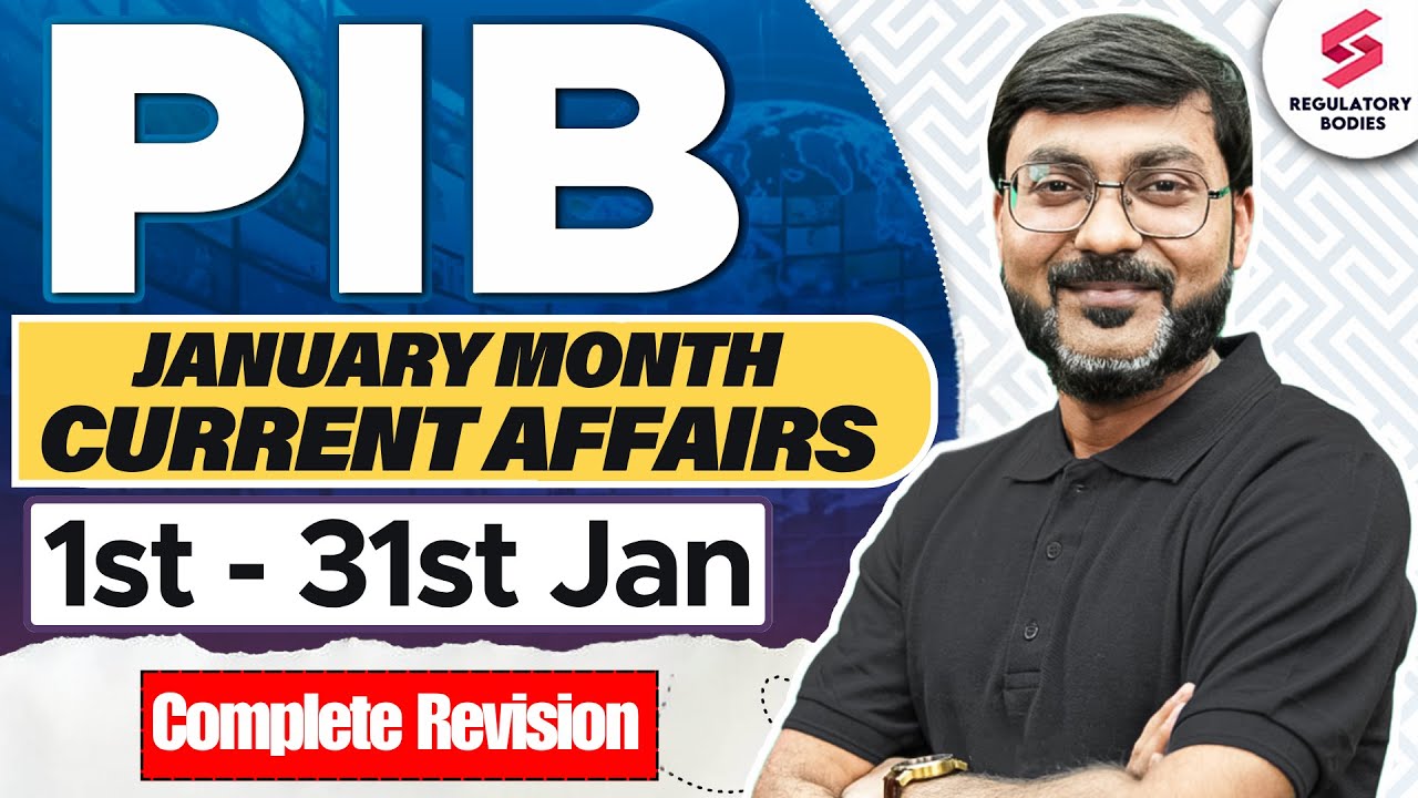PIB Current Affairs Monthly | PIB Manish Sir | PIB for RBI Grade B ...