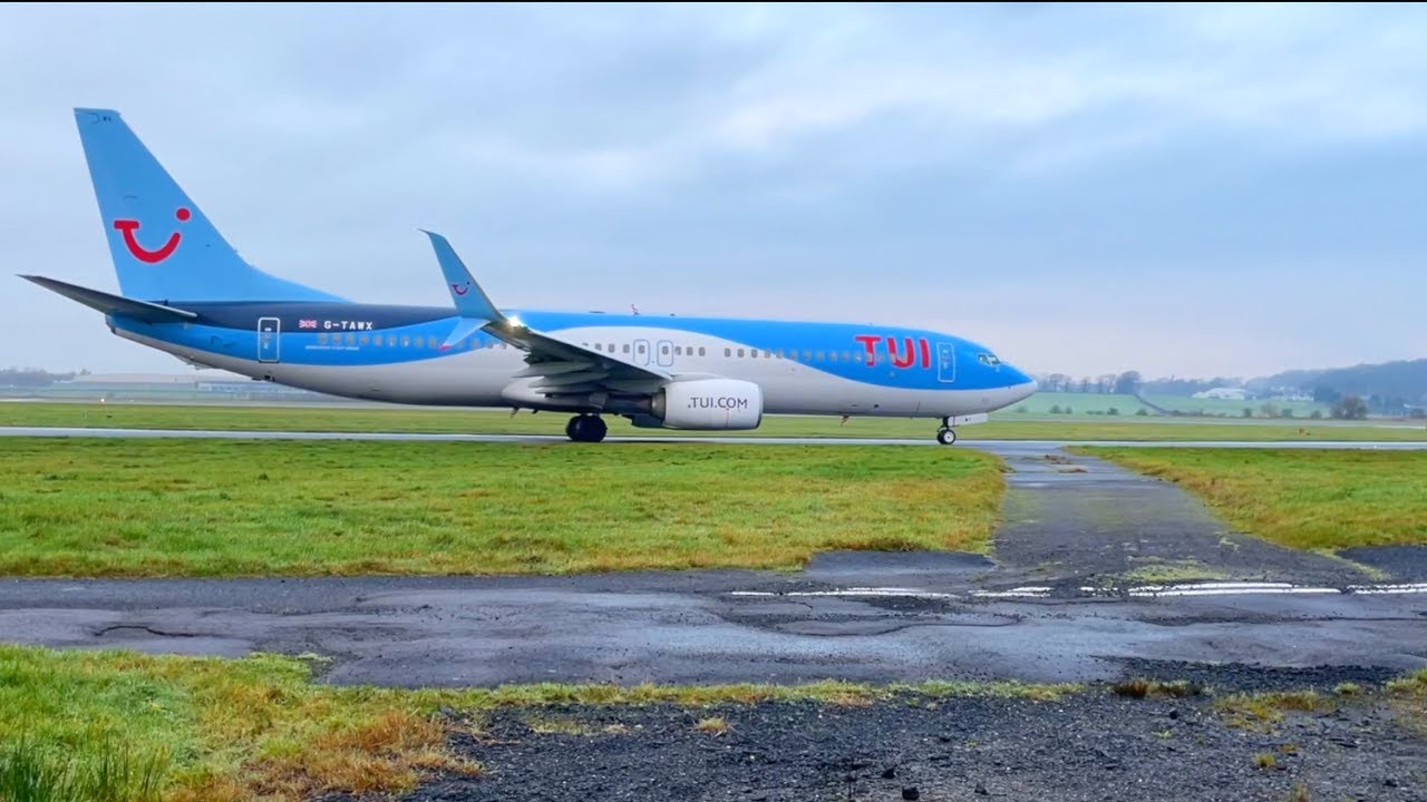 Boeing 737-8- Plane | TUI Boeing 737-8 Take Off | @Lukeplanespotter ...