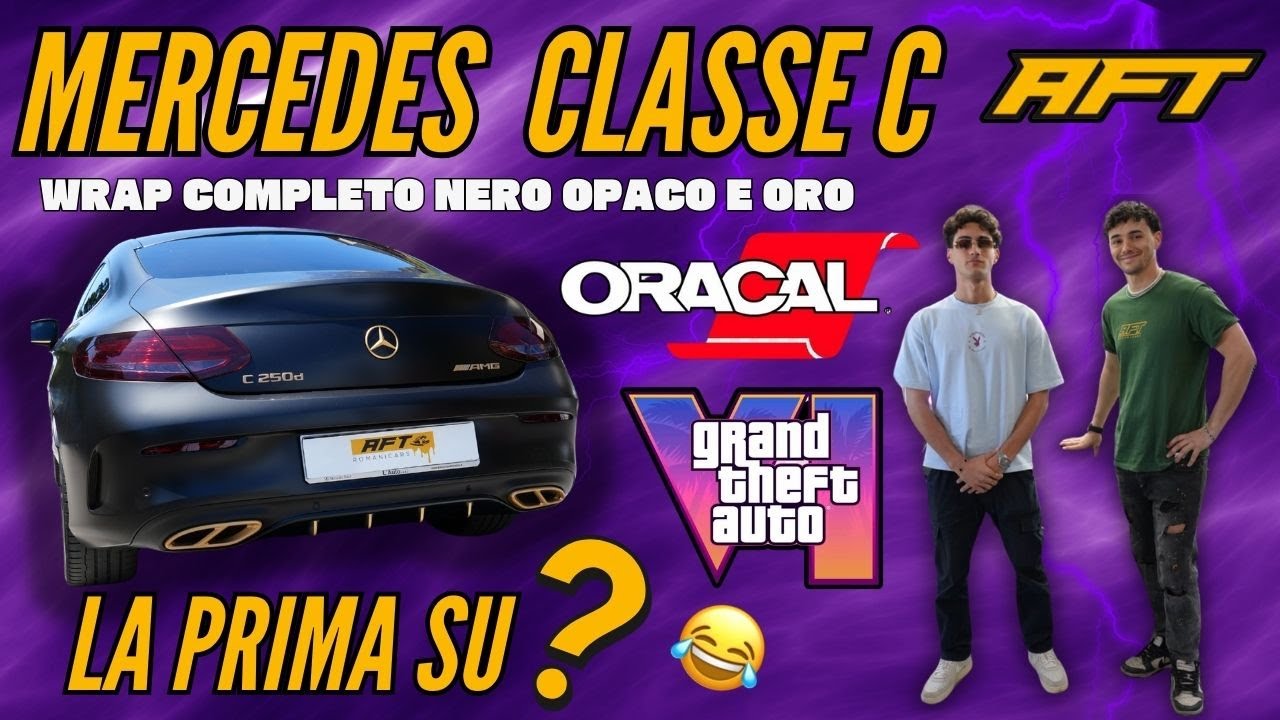 MERCEDES CLASSE C - WRAP COMPLETO - YouTube