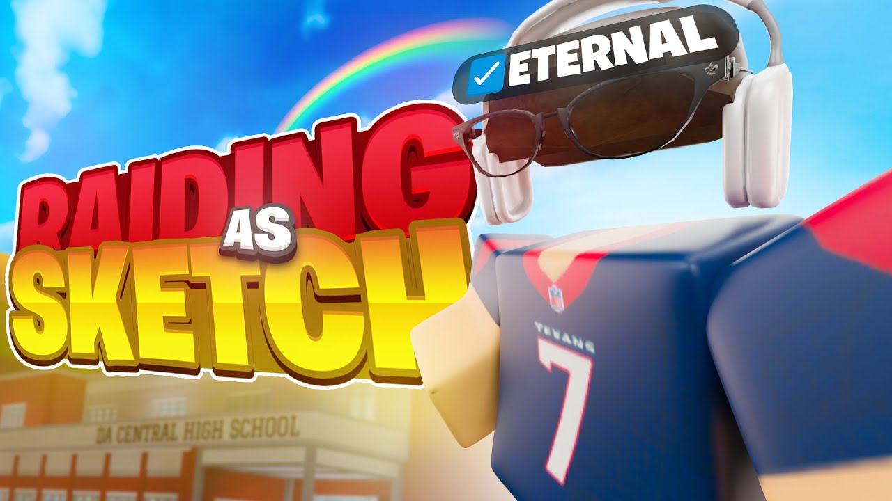 Raiding As SKETCH In Da Hood! 🤓☝ - YouTube