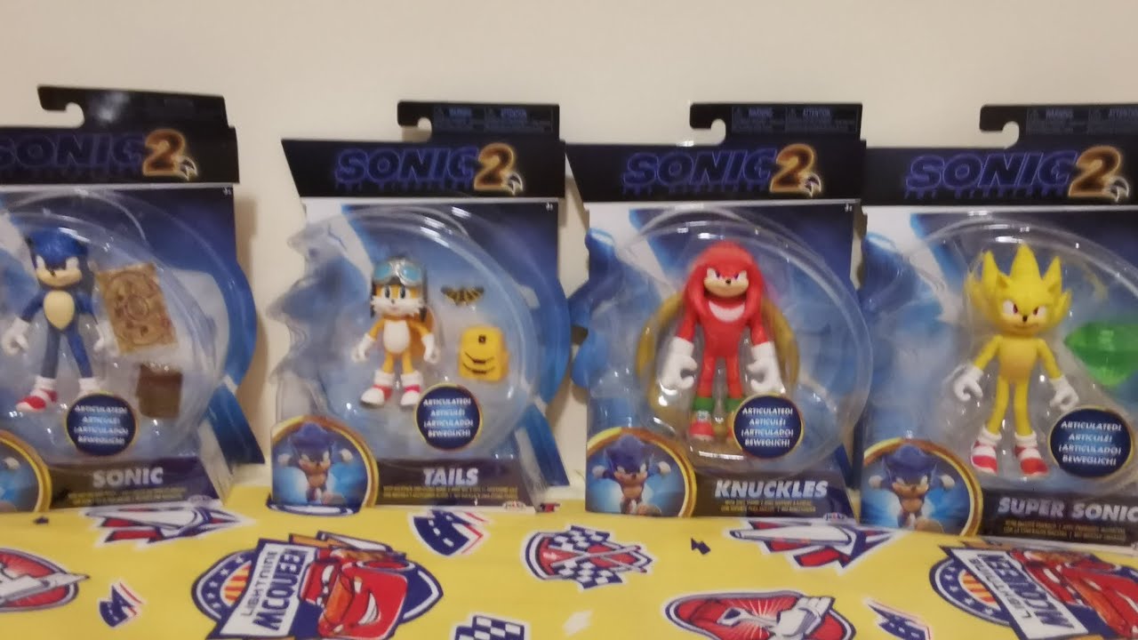 Sonic The Hedgehog 2 movie 4 inch figures Wave 2 Unboxing Toys Review ...