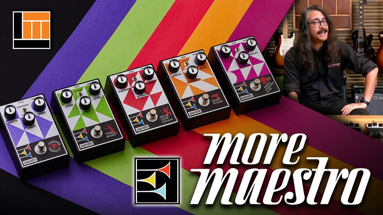 MORE Maestro Effects Pedals! [Product Demonstration] - YouTube