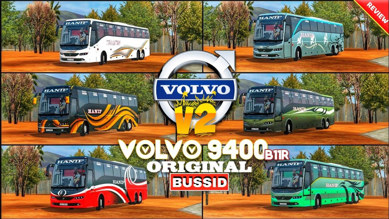 BUSSID MOD || Volvo 9400 (B11R) V2 Bus MOD + Link Download FREE ...