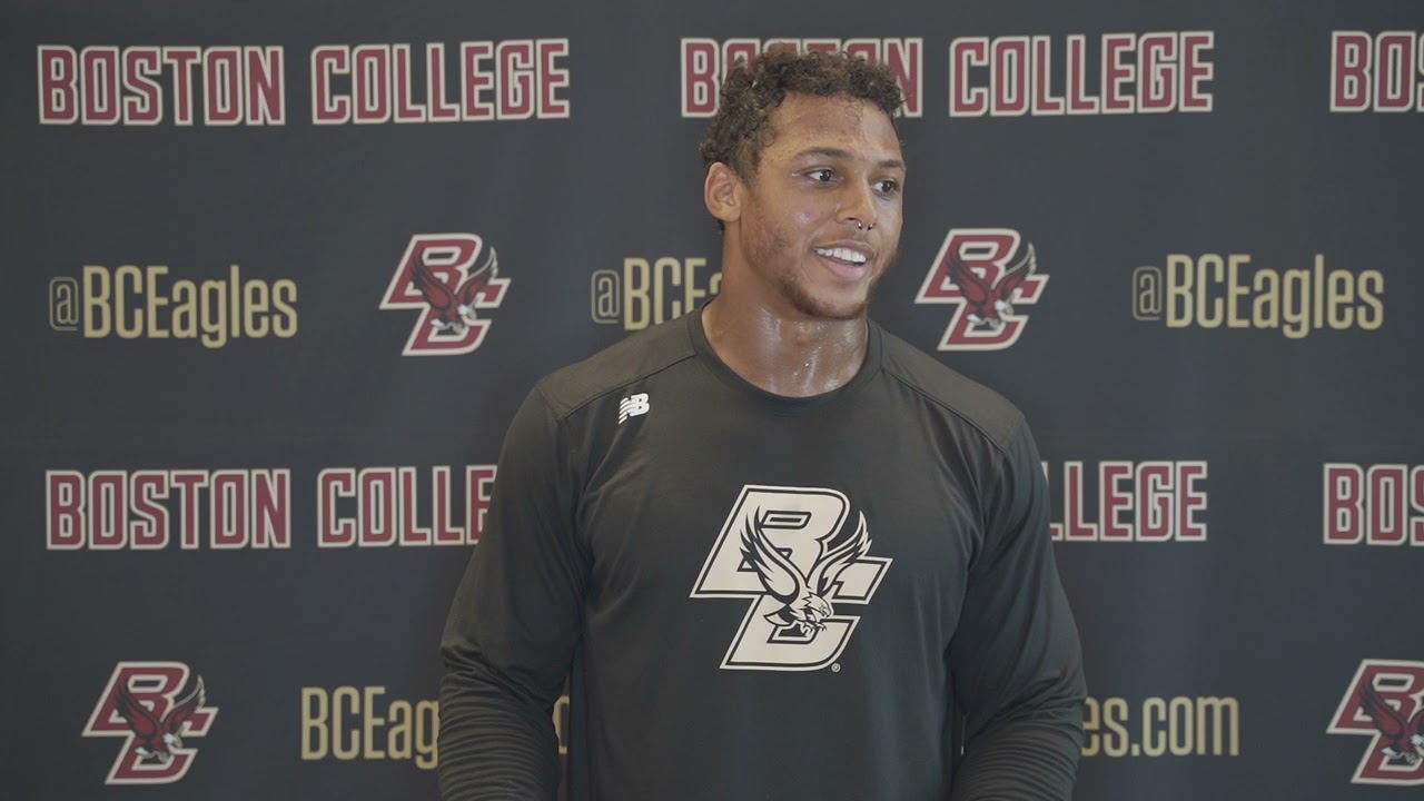 Football: Isaiah Graham-Mobley Post-Practice (Sept. 14, 2021) - YouTube