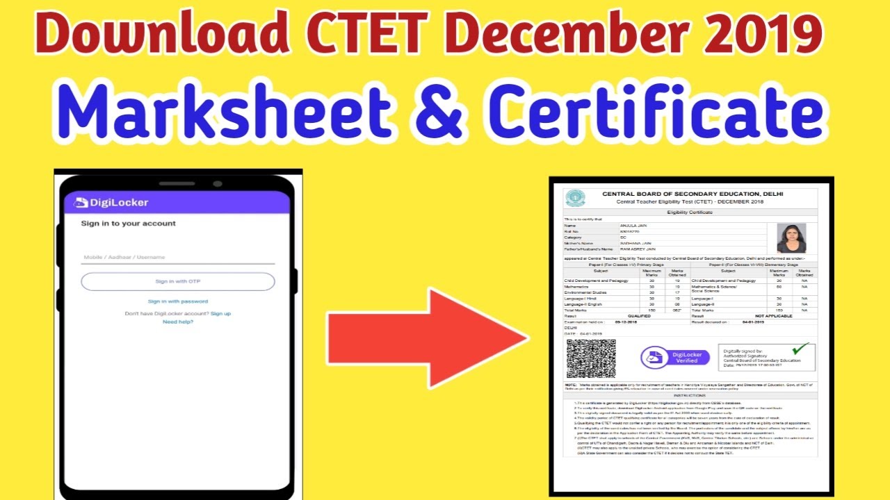 How To Download CTET 2019 Marksheet Certificate 2020 L Step By Step how-to-download-ctet-2019-marksheet-certificate-2020-l-step-by-step