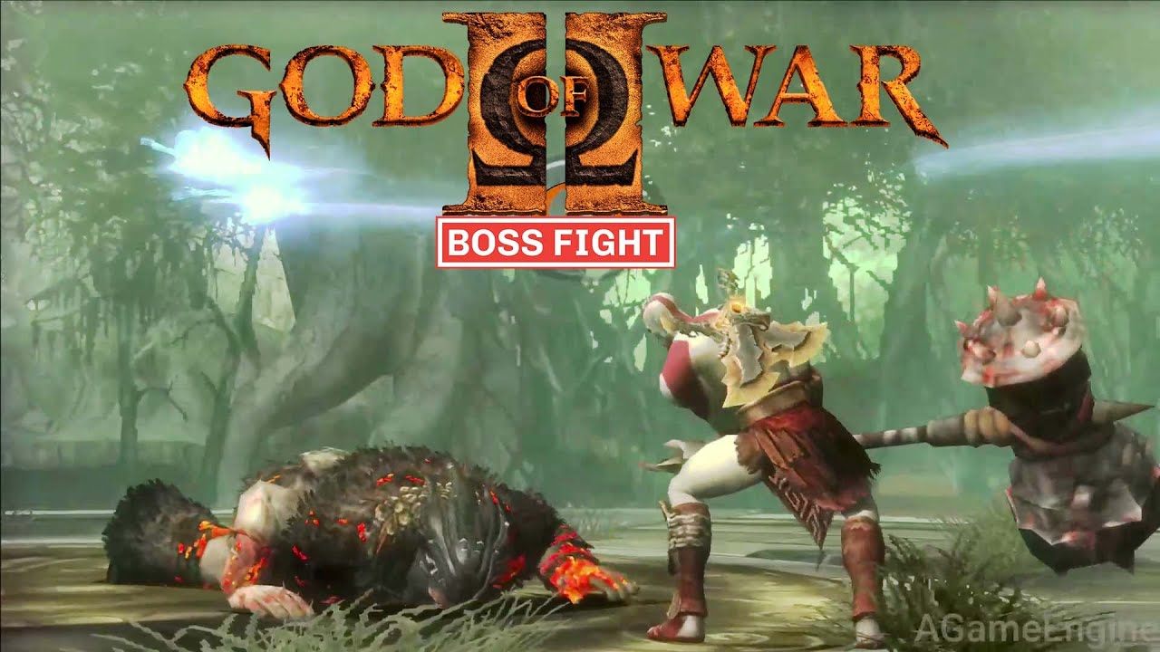 God of War 2: Barbarian King Boss Fight - YouTube