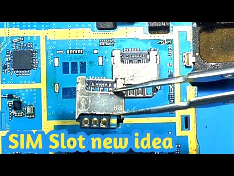 Android Phone sim slot replace easy way| - YouTube