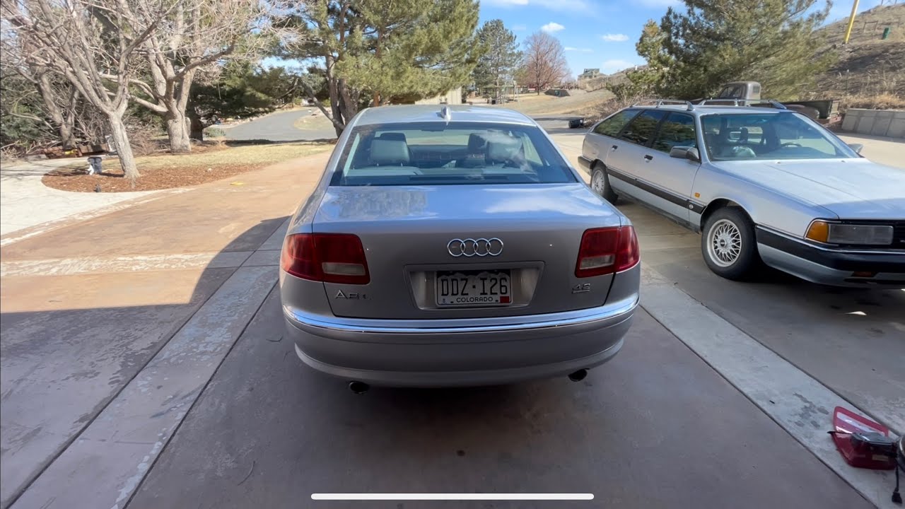 Audi A8L D3 Rear Bumper Removal and Repair - YouTube