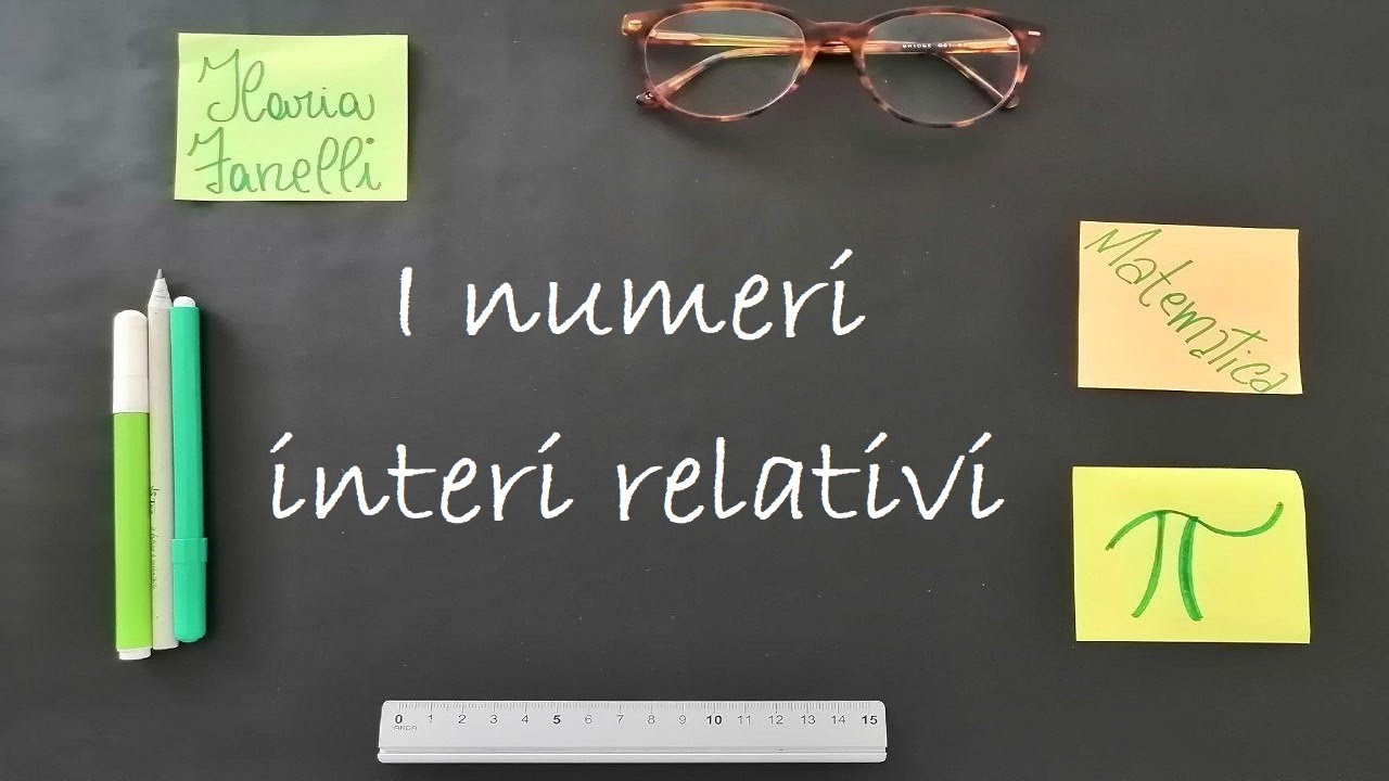 I numeri interi relativi - YouTube