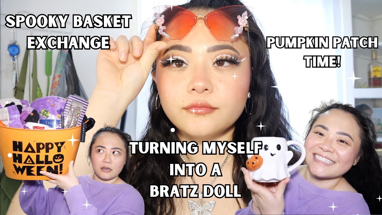 *TURNING INTO A BRATZ DOLL*, halloween costume, pumpkin patch, come ...