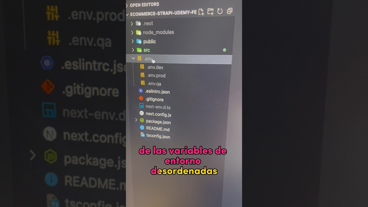 Ordena tus variables de entorno en Visual Studio Code (y otros archivos ...