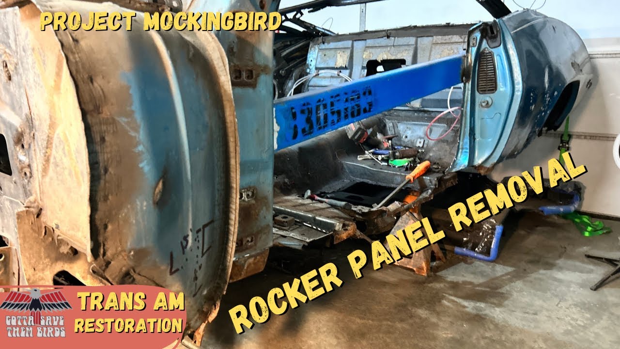 Convertible Rocker panel removal - YouTube