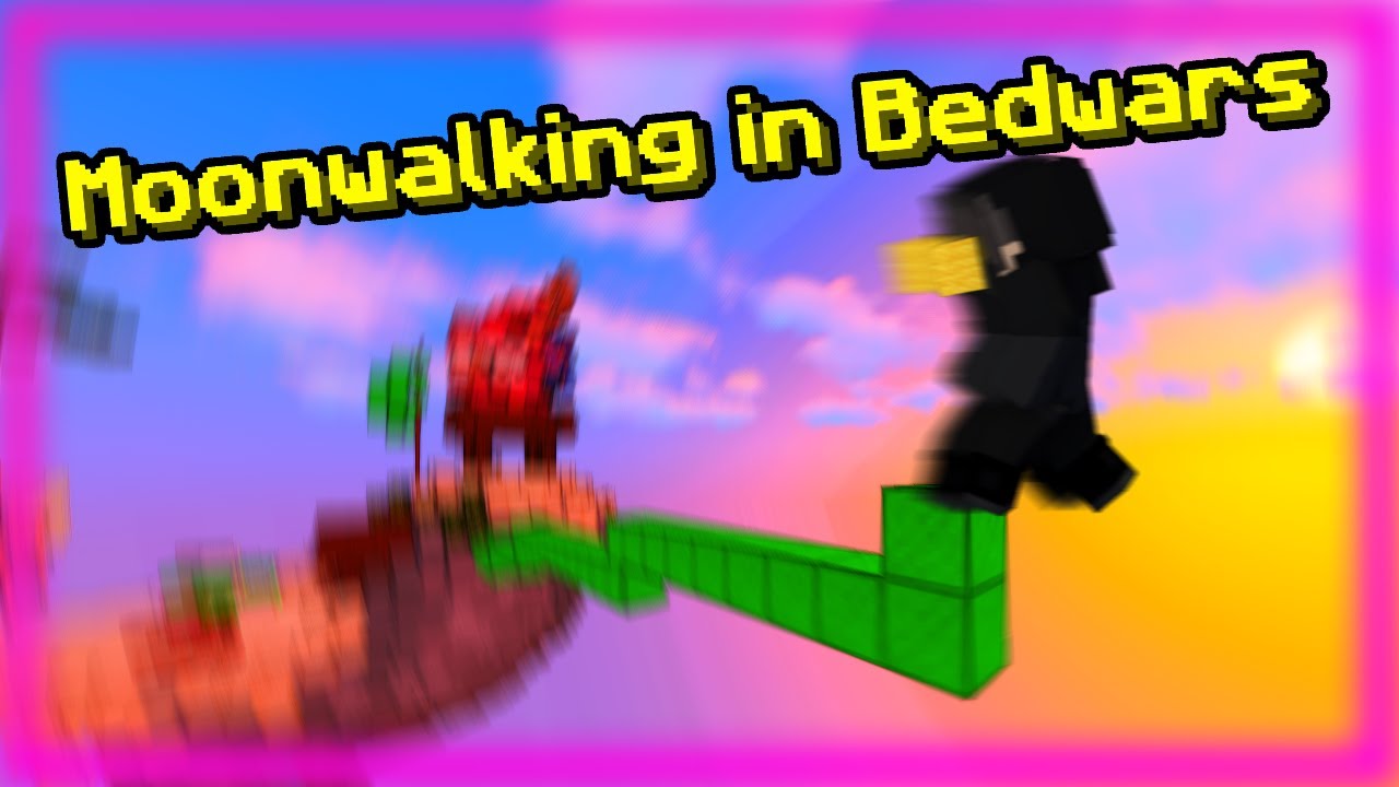 Moonwalk Bridging in Bedwars (Bedwars Commentary) - YouTube