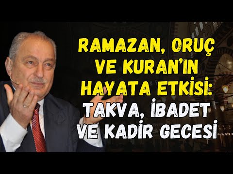 Ramazan, Oruç ve Kuran’ın Hayata Etkisi | SAHURDAN SEHERE  | Prof. Dr. Bayraktar BAYRAKLI