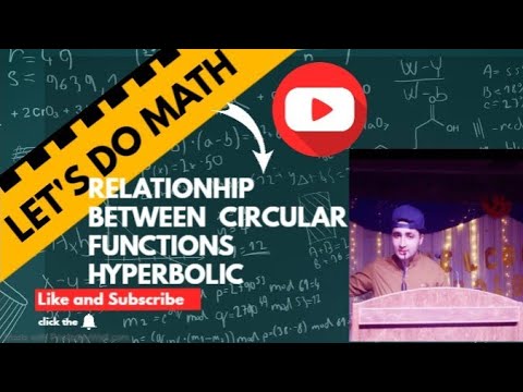 Relationship between hyperbolic and circular functions - YouTube