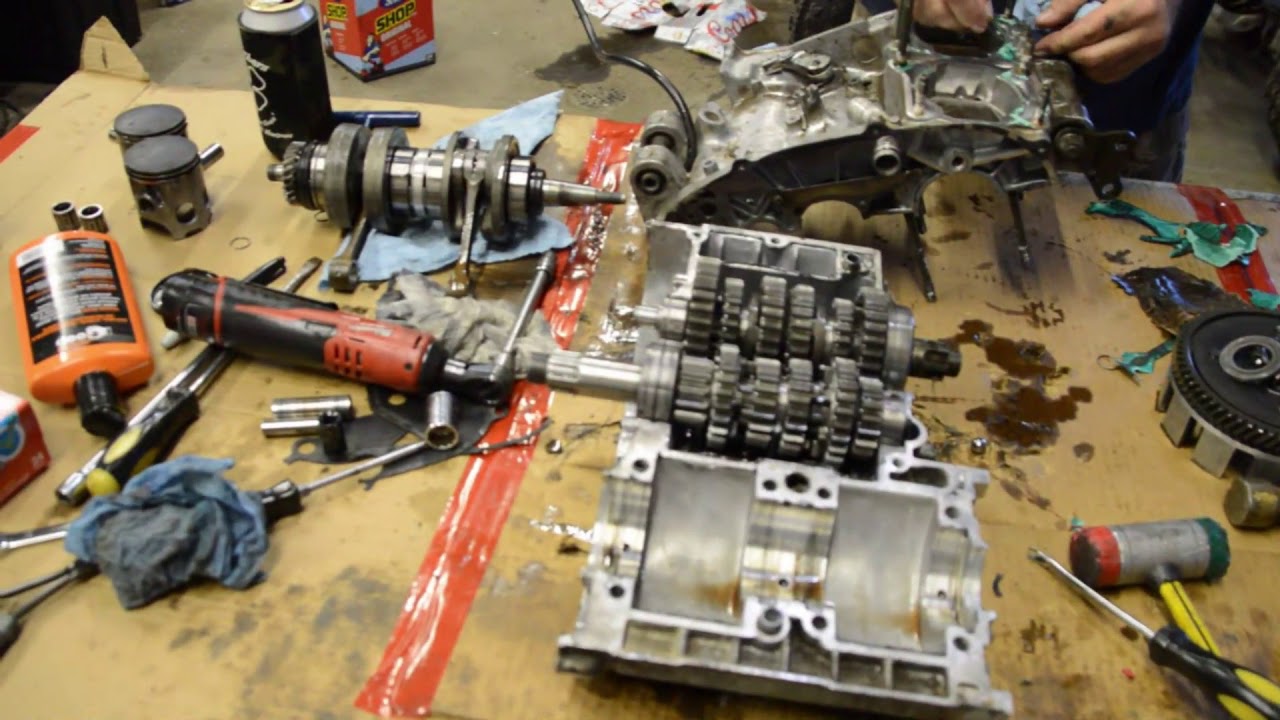 Yamaha Banshee 421 Serval 4mil build part 1 - YouTube