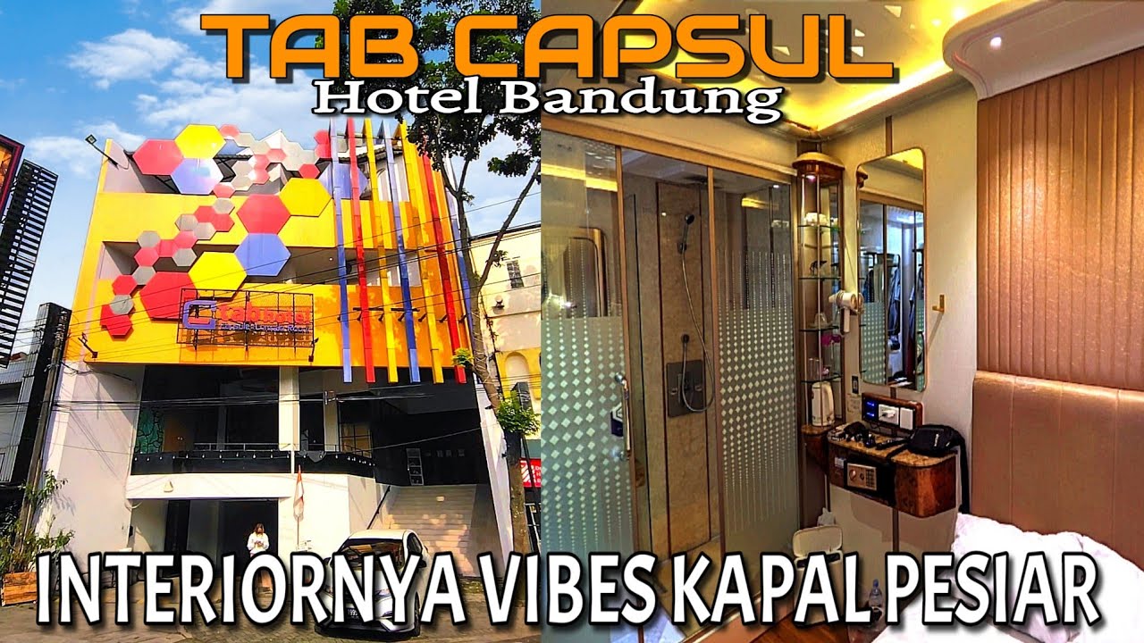 TAB HOTEL BANDUNG CAPSULE/COMPACT ROOM MODERN MEWAH MURAH - YouTube