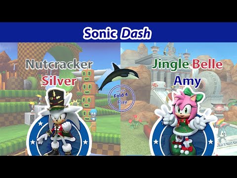 Sonic Dash - Jingle Belle Amy and Nutcracker Silver (4K) - YouTube