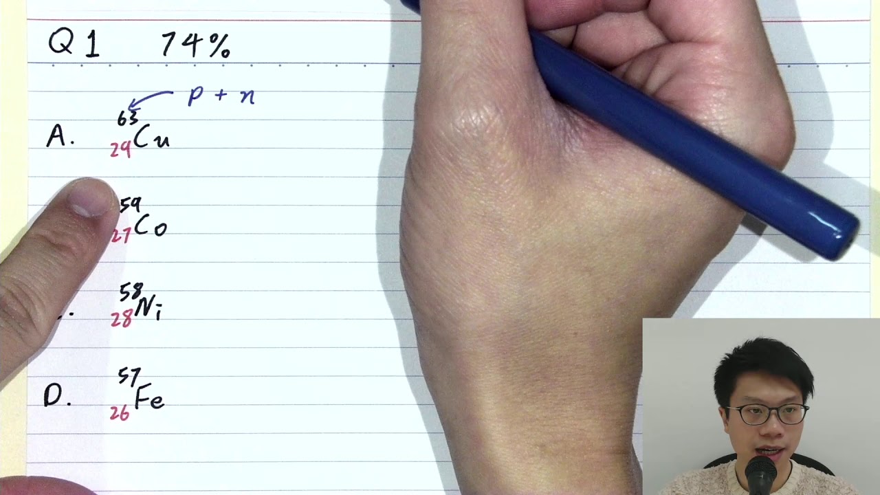 [DSE CHEM題解] 2014 MC Q1 - YouTube