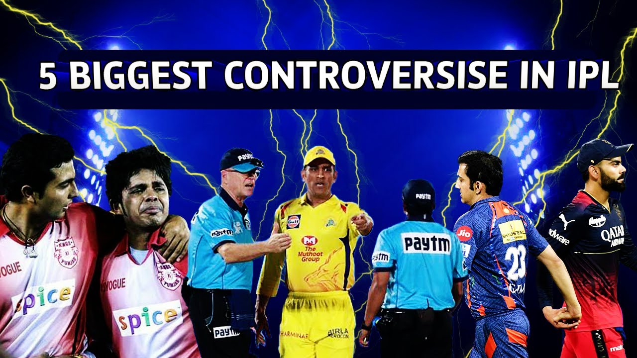 5 BIGGEST CONTROVERSIES IN THE HISTORY OF IPL #IPL के 5 बड़े विवाद ...