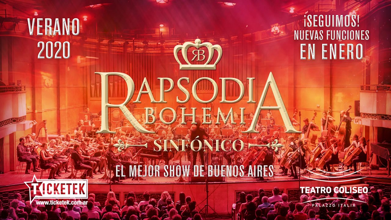 Rapsodia Bohemia Sinfónico - Enero 2020 - YouTube