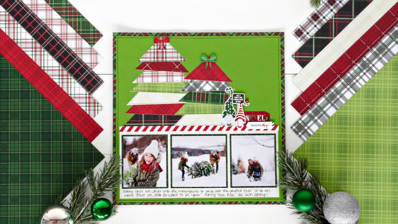 Festive Plaid Paper Pack by Creative Memories - YouTube