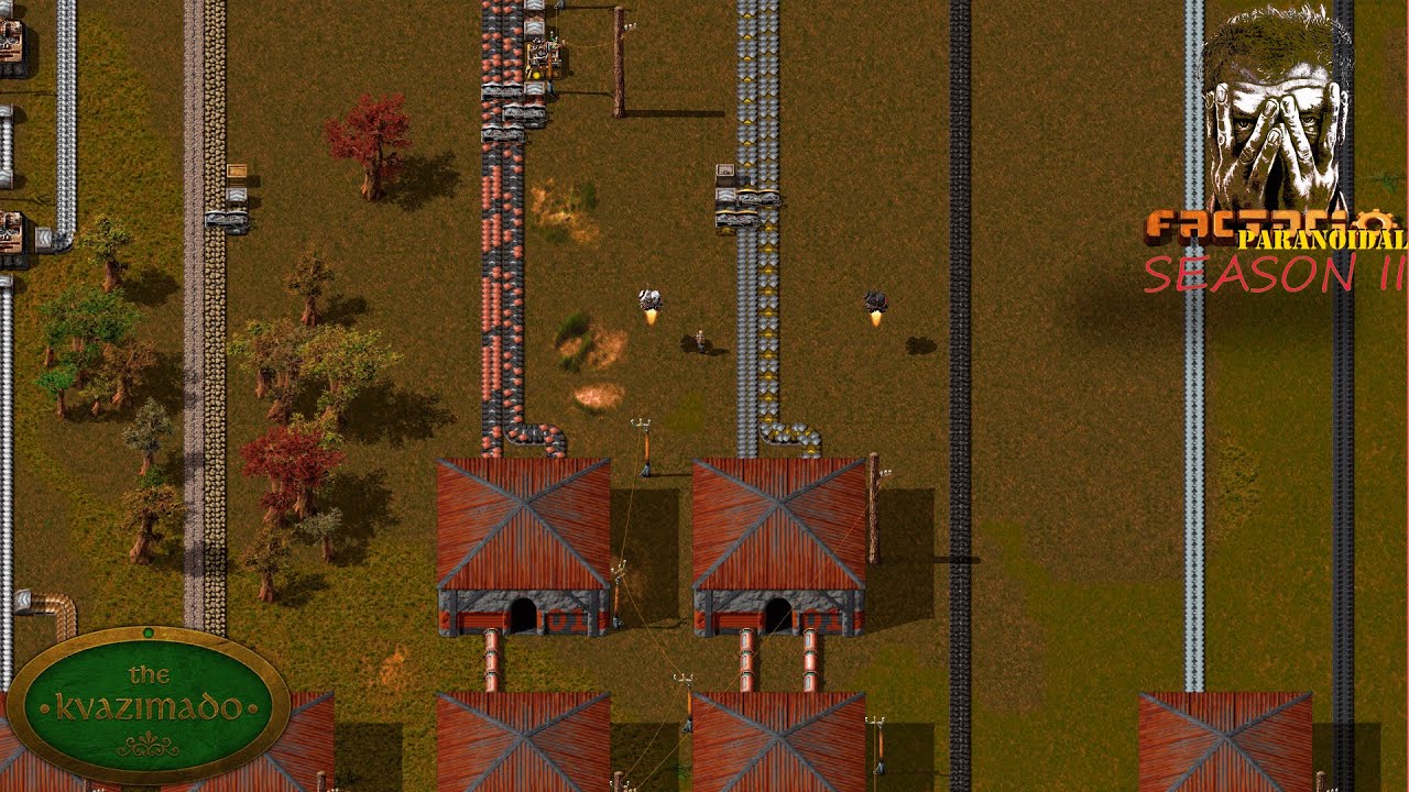 Factorio. PARANOIDAL. Season II. Боевое крещение ботов - # 10 - YouTube