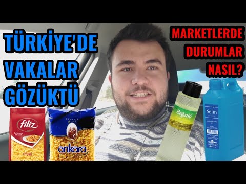 Korona Virüsü Sonrası Marketlerin Son Hali - Kolonya ve Makarna Aramak | A101 - Bim - Migros Vlog#7